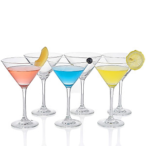 Hyperspace Cocktail Martini Glasses, Set of 6