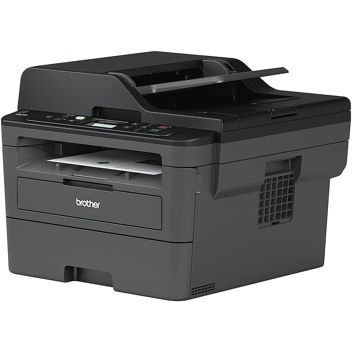 Brother DCP-L2550DW All-in-One Wireless Monochrome Laser Printer, Black - Print Scan Copy - 36 ppm, 2400 x 600 dpi, 128MB Memory, 50-Sheet ADF, Auto Duplex Printing, 250-Sheet (Renewed)