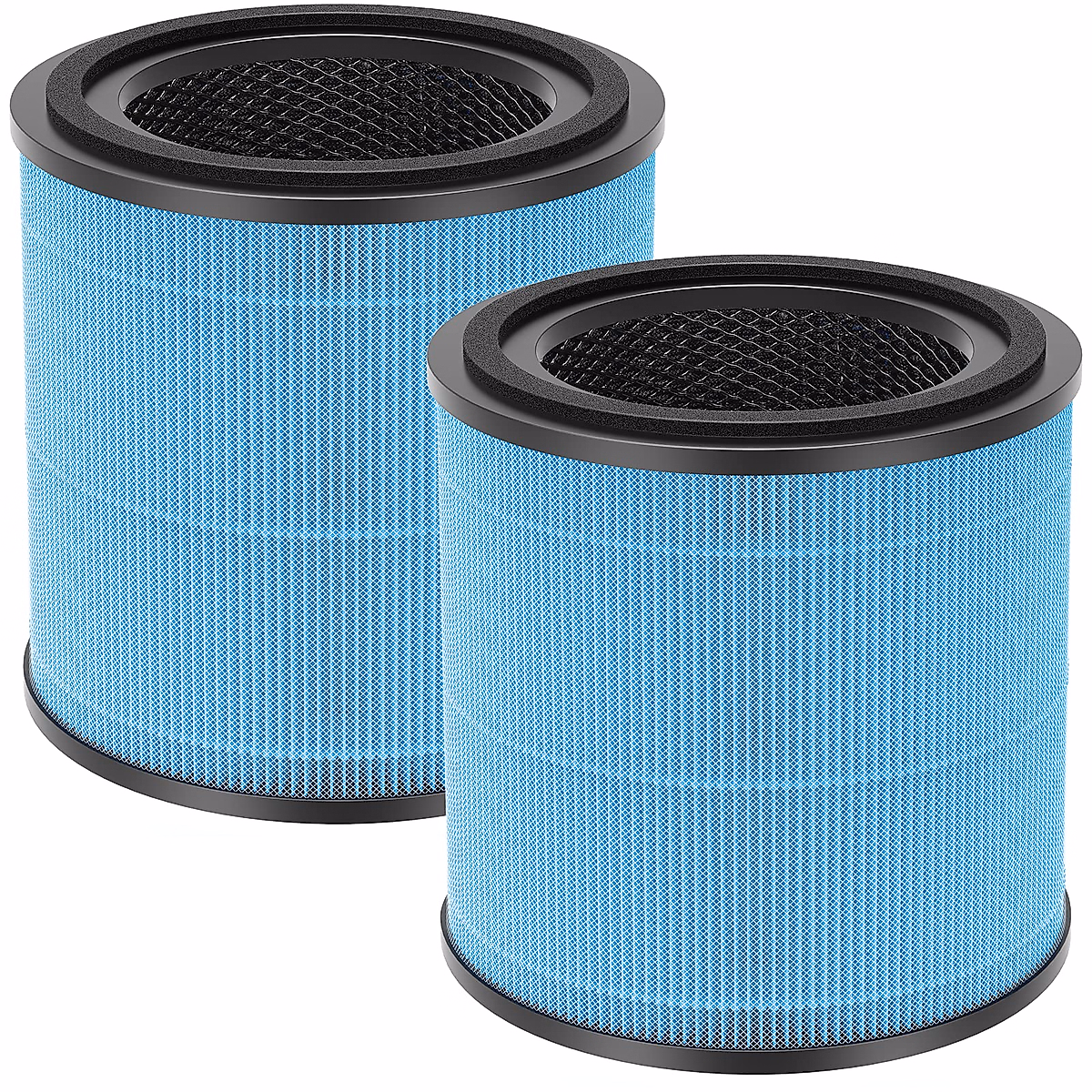 AP0601 Replacement Filters Compatible with AIRTOK Air Puri-fier, 4-in-1 H13 True HEPA Filters, High-Efficiency Activated Carbon Filter, AP0601-RF 2 Pack