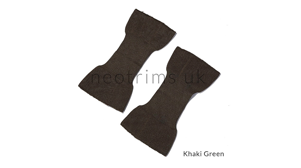 Rib Knit Cuff Pair for Replacement Repair Cuffing Old Jackets Bombers ...