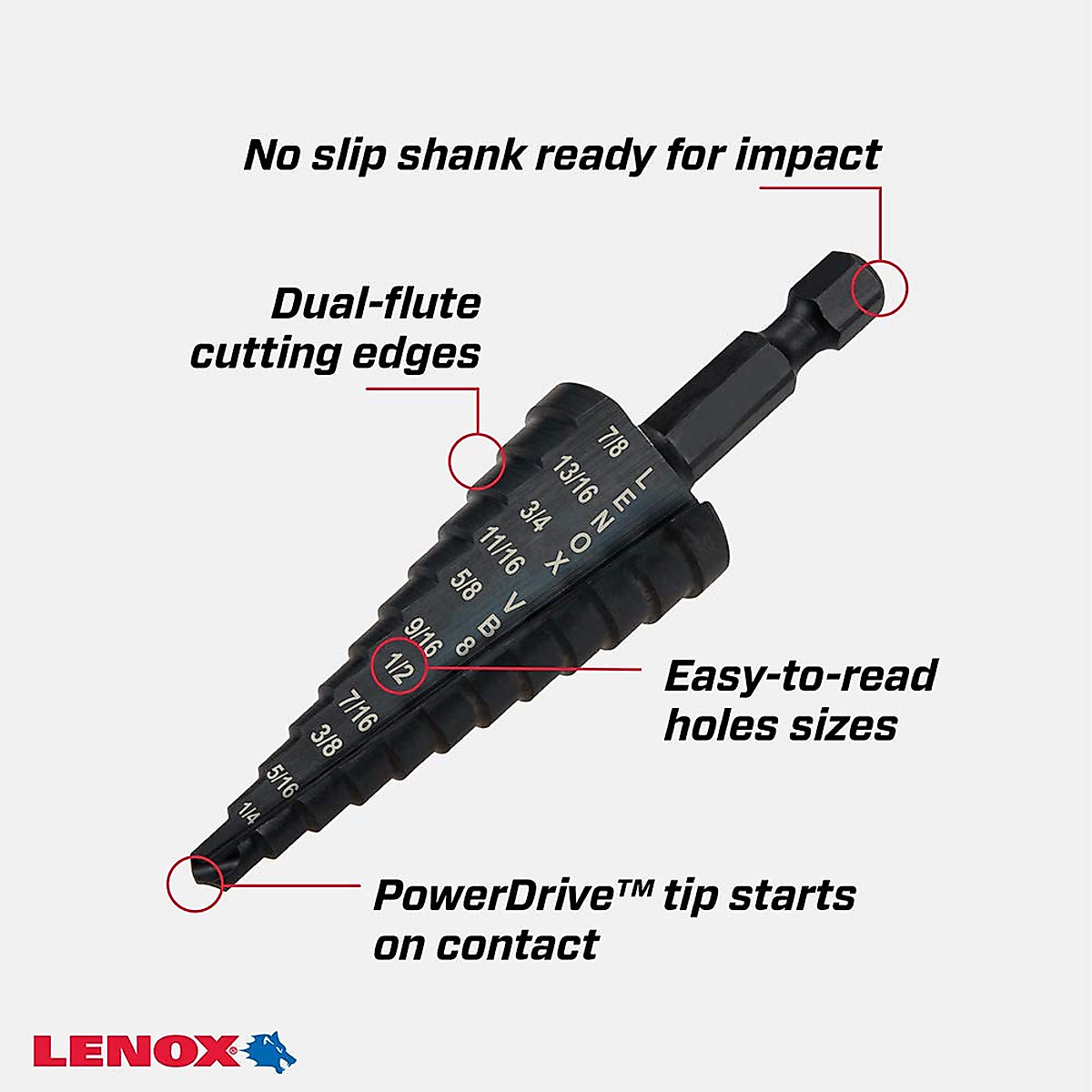 VARI BIT VB8 1PK HOLE SIZE 3/16"-7/8"