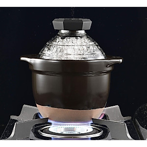 Hario "Gohan Gama" Glass Lid Rice Cooker, 2-Cup