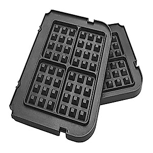 Cuisinart GR-6S Contact Stainless Steel Griddler with Smoke-less Mode Indoor Grill, Removable and Reversible, Dishwasher Safe Non-Stick Plates, LCD Display, Digital Controls and Waffle Plates