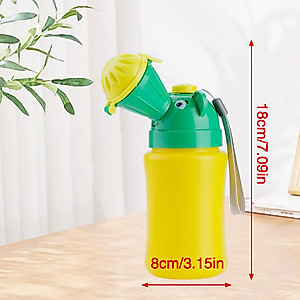 BORDSTRACT Baby Travel Pee Potty, Portable Baby Child Potty Urinal Emergency Toilet Baby Travel Urinal Convenient Pee Potty Toilet for Camping Car Travelling (Boy)