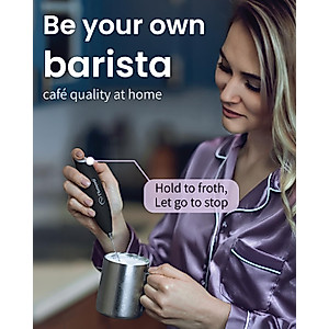 Elementi Milk Frother Handheld Double Whisk - Coffee Frother Electric Stirrer, Matcha Whisk & Drink Mixer Handheld - Frothing Wand - Electric Whisk For Coffee (Hot Pink)