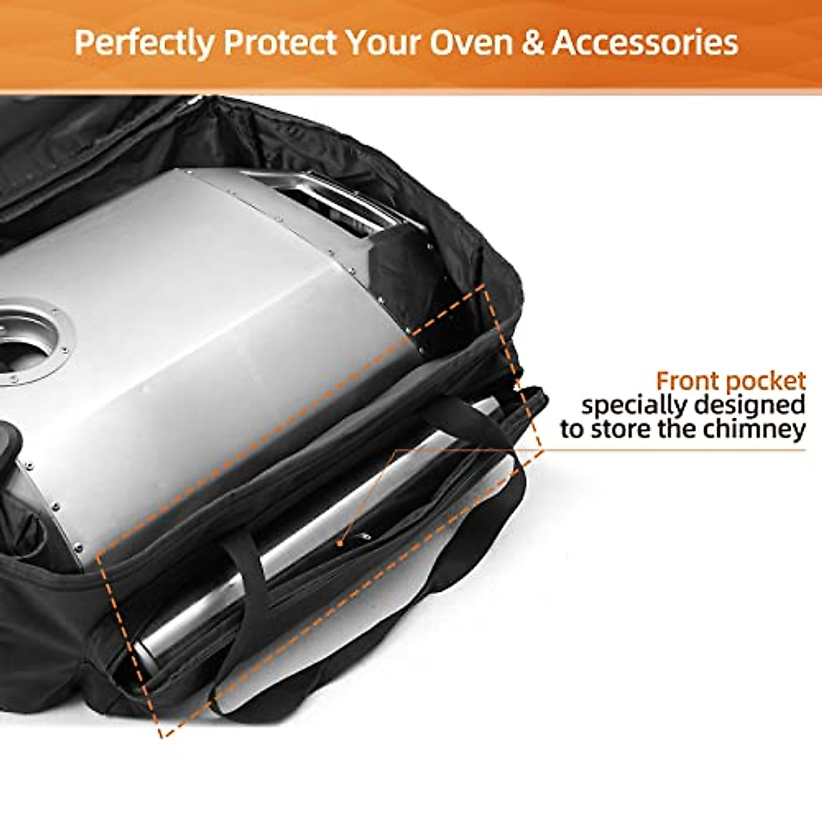 NOELIFE Carry Bag for Ooni Karu 12, Carrying Case for Ooni 12 Multi-Fuel Outdoor Wood Fired and Gas Pizza Oven Accessories (Bag Only)