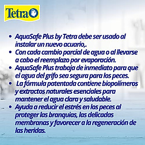 Tetra AquaSafe Plus, 8.45 Ounces, aquarium Water Conditioner And Dechlorinator, Model Number: 46798162681