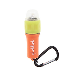 UST SplashFlash Waterproof LED Flashlight, Orange, One Size