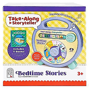 Take-Along Storyteller Bedtime Stories Interactive Electronic Take Along Storyteller with 11 Books, Ages 3-8