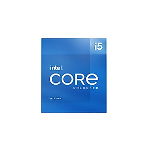 Intel Core i5-11600K Desktop Processor 6 Cores up to 4.9 GHz Unlocked LGA1200 (Intel 500 Series & Select 400 Series Chipset) 125W (Renewed)
