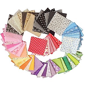 56PCS 6 x 6 Inches Printed Fabrics Cotton Craft DIY Handmade Material Set Bundle Patchwork Squares for Home Crafts Sewing Scrapbooking Quilting…