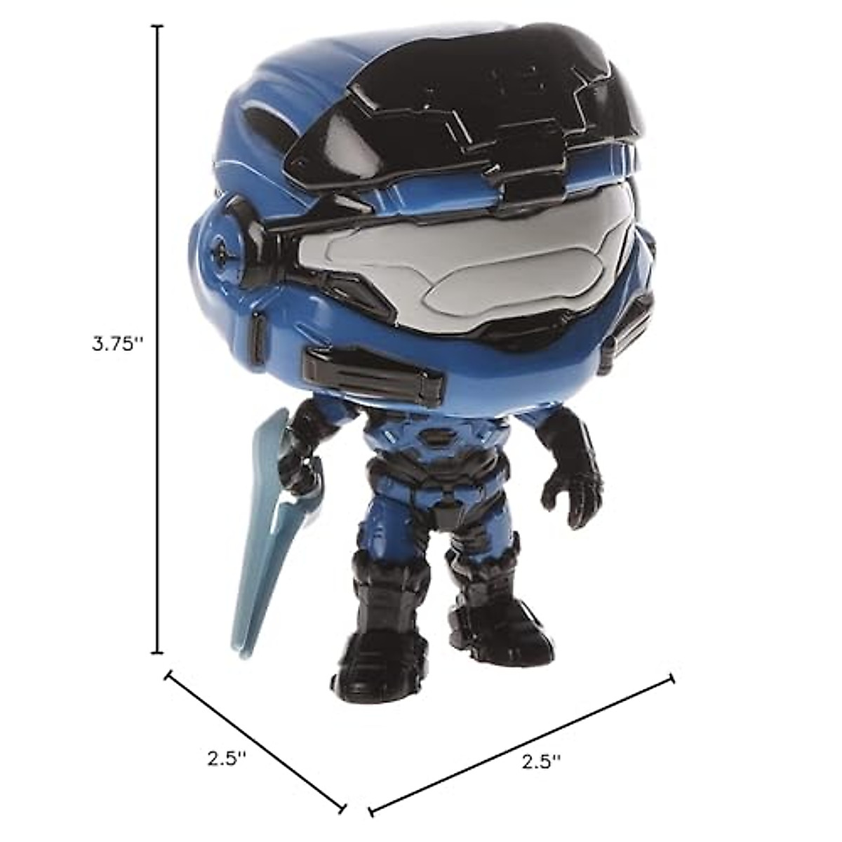 Funko POP Games: Halo Infinite - Mark V [B] with Blue Energy Sword with Chase, Multicolor, (59336)