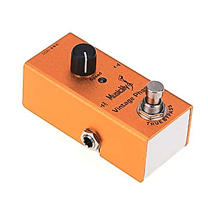 Musiclily Basic Vintage Phase Electric Guitar Effects Pedal DC 9V Adapter Powered True Bypass
