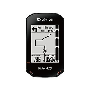 Bryton Unisex Bryton Rider 420e GPS Cycle Cycling Computer, Black, 83.9x49.9x16.9 UK