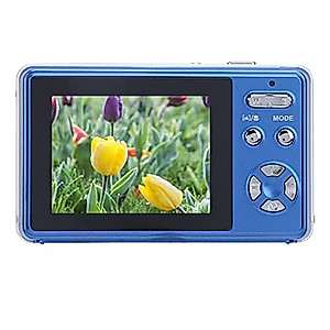 40MP Digital Camera 2.4 Inch Screen Mini Video Camera with 16x HD Digital Zoom 32GB Digital Cameras for Photography (Blue)