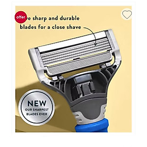 Harry's Razor With 2 Blade Cartridges Navy Blue