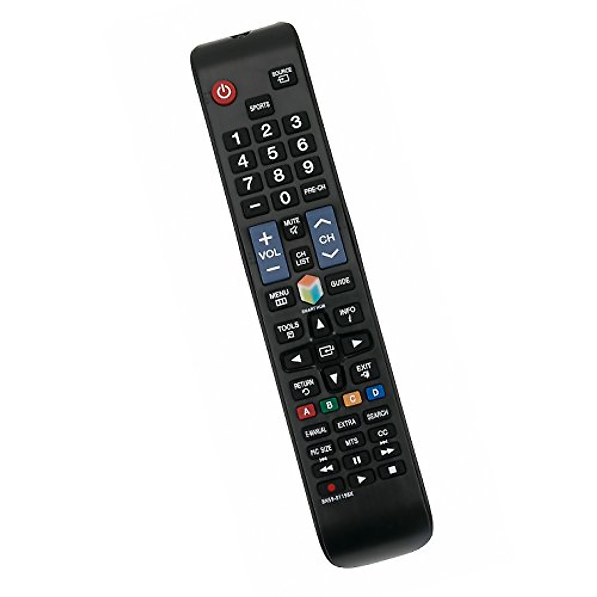 BN59-01198X Replace Remote Control fit for Samsung Smart TV UN40J6200 UN40J6300 UN55J6200 HDTV SUHDTV UN40J520D 5500 Series UN50JU6500 UN40J6300AF UN55JU6500