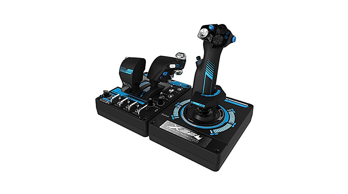 Logitech Pro Flight X56 Rhino HOTAS - Precision Space & Flight Sim ...