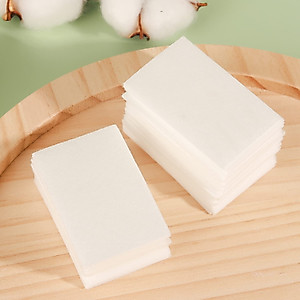 XILAZAB 1000 PCS Disposable Lint Free Nail Wipes，Premium Lint Free Cotton Pads Square,Cosmetic Cleansing Pads Soft and Thin, Nail Polish Remover Pads