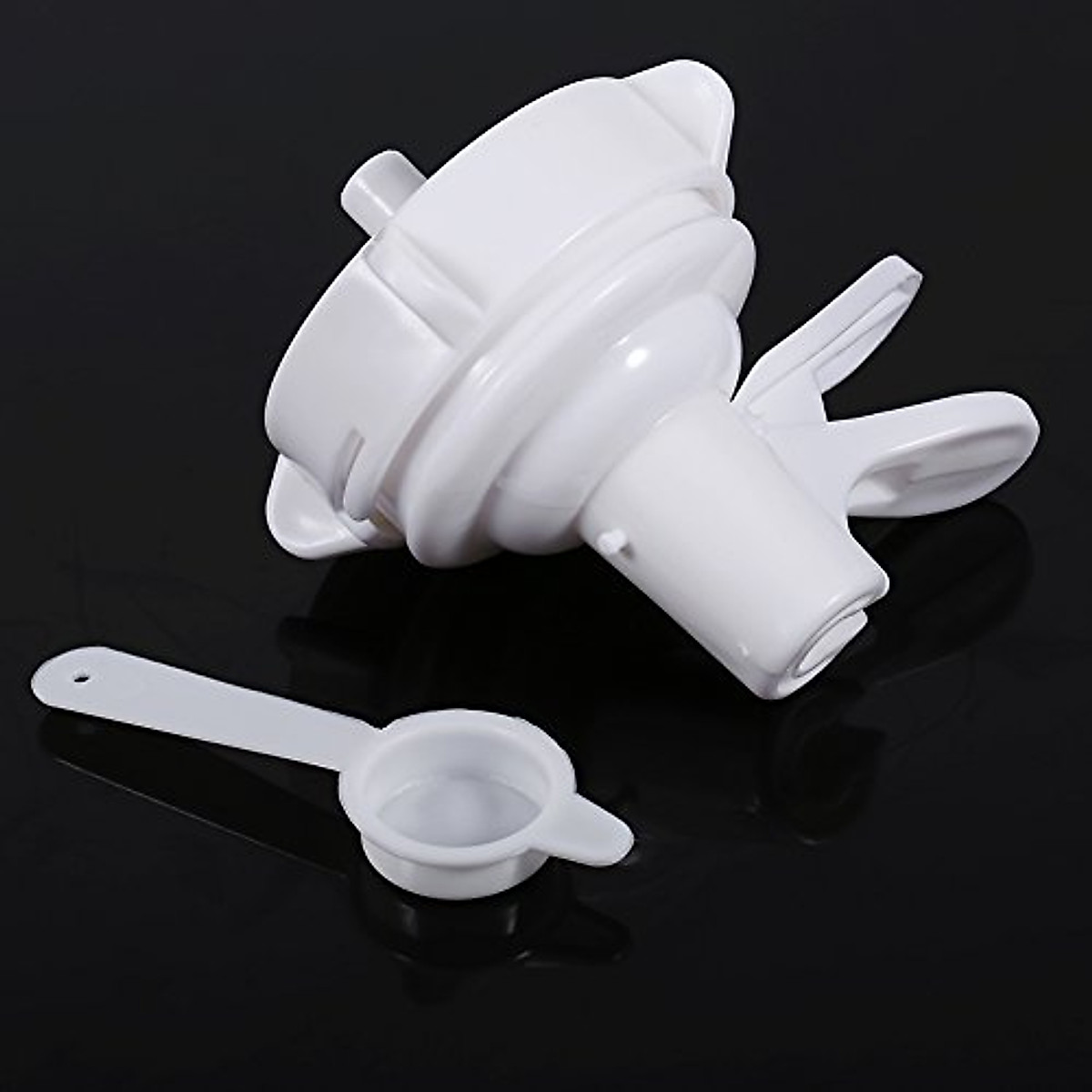 Yosoo Water Dispenser Valve, Plastic Drinking Bottle Top Spigot Water Replacement Bottle Top Valve Faucet Dispenser Simple Device White