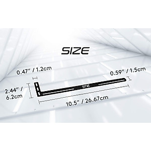 EZDIY-FAB GPU Holder,Graphics Card Brace Support,Video Card Holder,GPU VGA Bracket for Custom Desktop PC Gaming-3mm Aluminum-Black