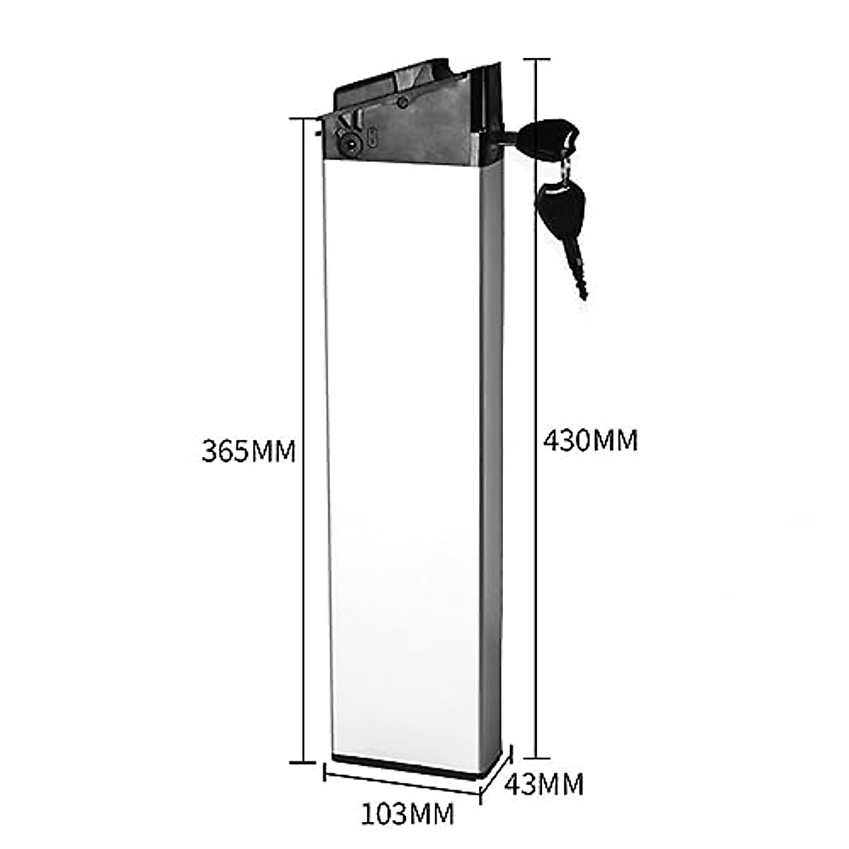 FREEDOH 48V E-Bike Battery 10.4Ah 12.8Ah 14Ah Removable Lithium Battery 48 Volt Folding Built-in Electric Bike Battery for 250W-700W Bike Motor with Charger,48v,10.4Ah