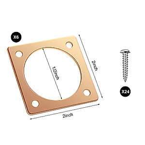 Metal Portal Bird House Guard Copper Portal for Eastern Bluebird Houses 1 Opening (6, 1.5 Inch)