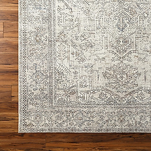 Becki Owens x Surya Margot Medallion Area Rug , 7'10" x 10', Light Grey