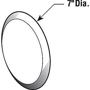 Prime-Line MP9264 Wall Protector, 7 in, Textured Surface, Rigid Vinyl, Off-White, Self-Adhesive Backing, Pack of 5