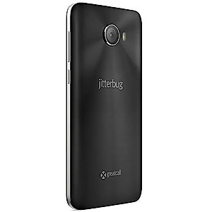 Jitterbug Smart2 unlocked, 32gb, No-Contract Easy-to-use Smartphone for Seniors by GreatCall,Black