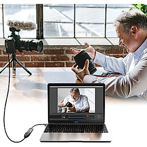 VIXLW Video Capture Card, Video Recording Card Wonderful 4K HDMI to 1080P USB C for Gaming Streaming TV Recorder, for Windows Mac OS System with USB C Adapter to Adjust PS4, Switch, Xbox1