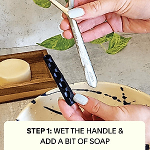 Leaf Shave | The Leaf Razor Grip Sleeve, White - Silicone Razor Handle Grip