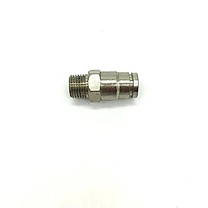 Brass Slip Connector For Misting System, YOKING YK-F1A, 3/8 inch connector, 1500Psi, 4 kinds in one package(Elbow, Tee, 1/4''male Lock, End)