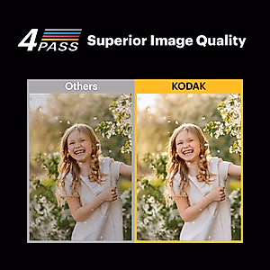 KODAK Dock Plus 4PASS Instant Photo Printer (4x6) + 90 Sheets Bundle