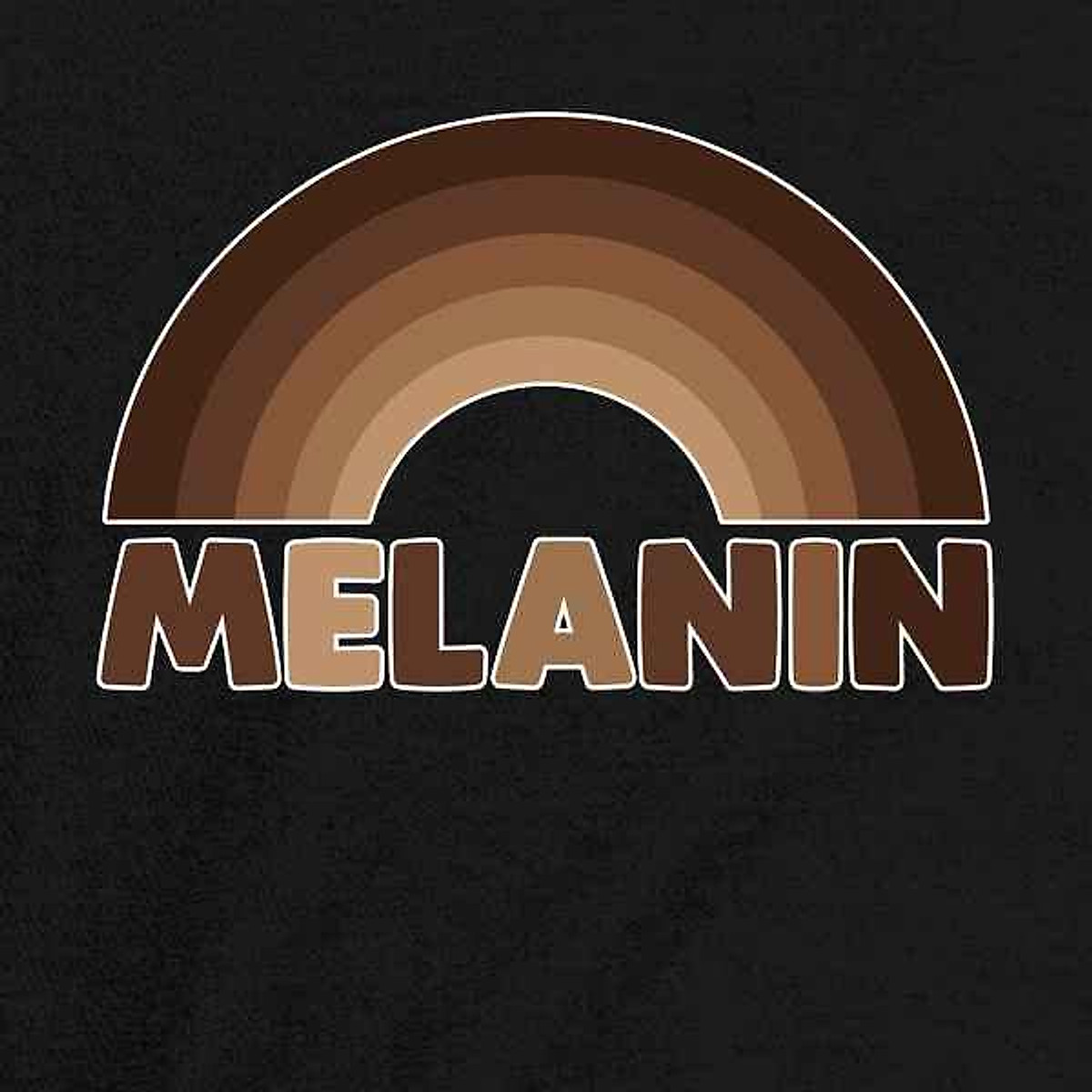 Melanin Rainbow Black History Pride Infant and Toddler Baby Romper Bodysuit Black 6M