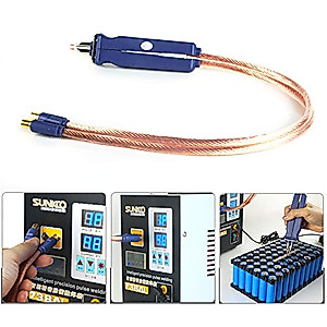 CNCEST Spot Welder, Spot Welder Machine with 738AL Telescopic Arms, Handheld Hot-air 18650 Pulse Welding Machine, 110V 3.6KW