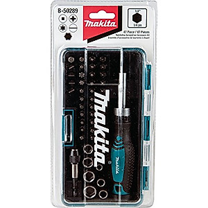 Makita B-50289 47 Pc. Ratchet and Bit Set