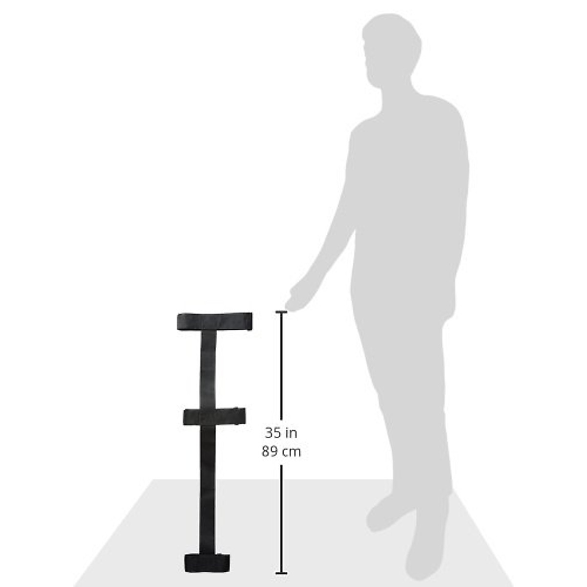 SP Ableware 704180002 Leg Wrap Positioning Aid, Black, Pack of 2