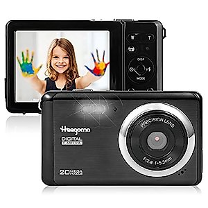 Mini Digital Camera, 1080P 20MP HD Video Camera for Kids with 2.8" LCD Screen, Rechargeable Point and Shoot Camera, Compact Portable Cameras for Kids, Beginner, Students,Teens