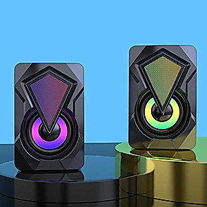 5 in 1 Combo Set Gaming Keyboard and Mouse, 12W HD Horn, Optical Mouse, Gaming Headset, RGB Dazzling Backlight Wired 104 Key Computer Keyboard (White)