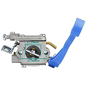 SIMPERAC 125b Carburetor for Husqvarna 125B 125BX 125BVX Leaf Blower Engine Replace for Zama C1Q-W37 590460102 with 545112101 Air Filter Fuel Line Kit