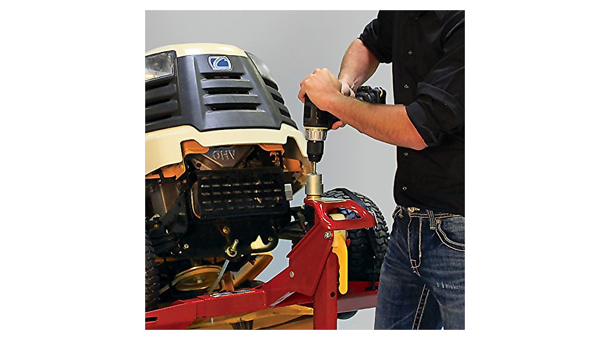 MoJack EZ Max Lawn Mower Lift – Safe, Foldable and Heavy-Duty, 450lb ...