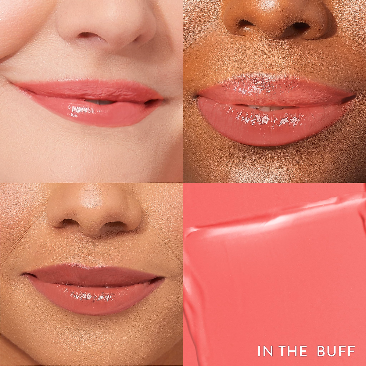 LAURA GELLER NEW YORK Jelly Balm Moisturizing Tinted Lip Balm - In the Buff - Hydrating Vitamin E - Semi-Shine Finish