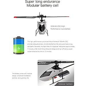 GoolRC C129 V2 RC Helicopter, 4 Channel Remote Control Helicopter with 6-Axis Gyro, 2.4GHz RC Aircraft with 3D Flips, Altitude Hold, One Key Take Off/Landing and 2 Batteries for Adults and Beginners