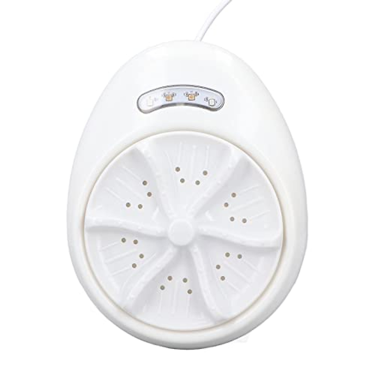 Mini Washing Machine, 120W 100‑240V 50/60Hz ABS Portable Washing 3in1 Dishwashers Ultrasonic Turbine Washing Machine, Portable Laundry Machine for Travel Business Trip or College Rooms(US-Plug)