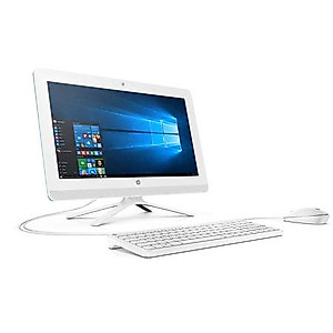 HP 2019 19.5" HD+ Display All-in-One High Performance Desktop PC, Intel Celeron J3060 Dual-Core Processor 4GB RAM 500GB HDD DVD Drive Wired Keyboard + Mouse Windows 10- Dreamy Teal