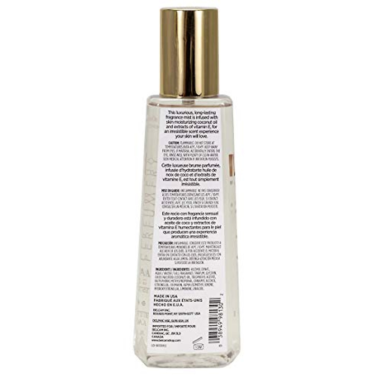 Belcam Bath Therapy Luxe Perfumery Pura Vida Vanilla Rose Moisturizing Fragrance Mist, 236 mL