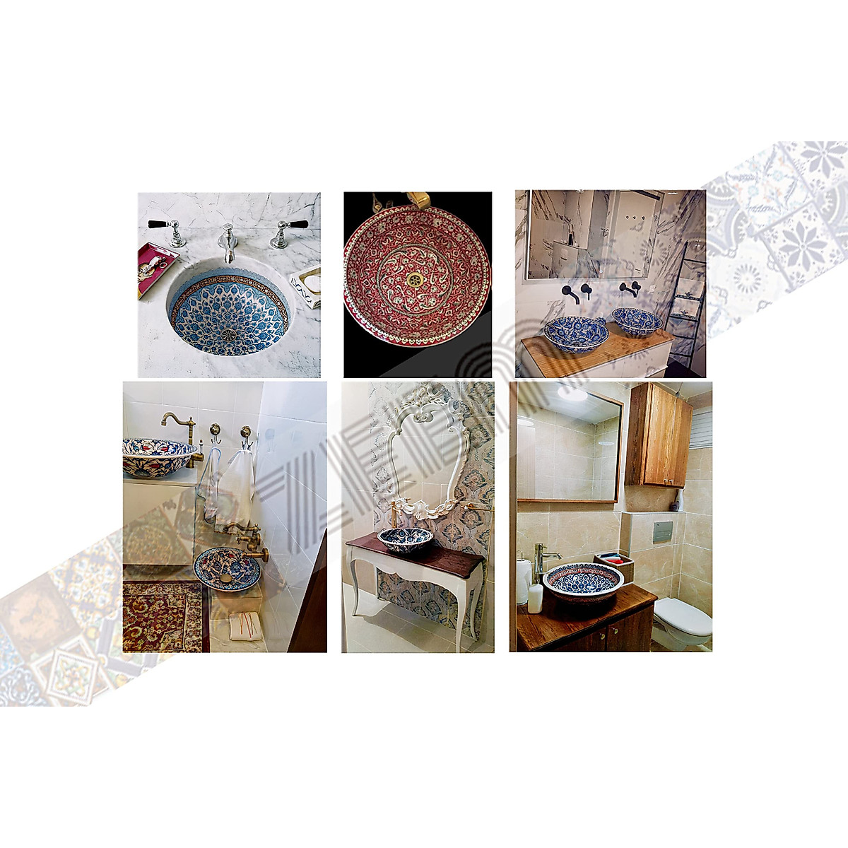 Bathroom Vessel Butterfly Sink, Ceramic Countertop Basin, Sink Bowl, Bath Vanity Sink, Bathroom Remodeling, Lavatory, Kitchen Washbasin