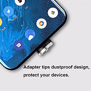 TOPK Magnetic Charging Cable, Magnetic Phone Charger [6-Pack,1ft/3ft/3ft/6ft/6ft/10ft],3-in-1 Magnetic USB-A to Micro USB,USB C Cable Compatible with Android Devices (Black)