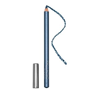 Palladio Wooden Eyeliner Pencil, Thin Pencil Shape, Easy Application, Firm yet Smooth Formula, Perfectly Outlined Eyes, Contour and Line, Long Lasting, Rich Pigment, Sky Blue